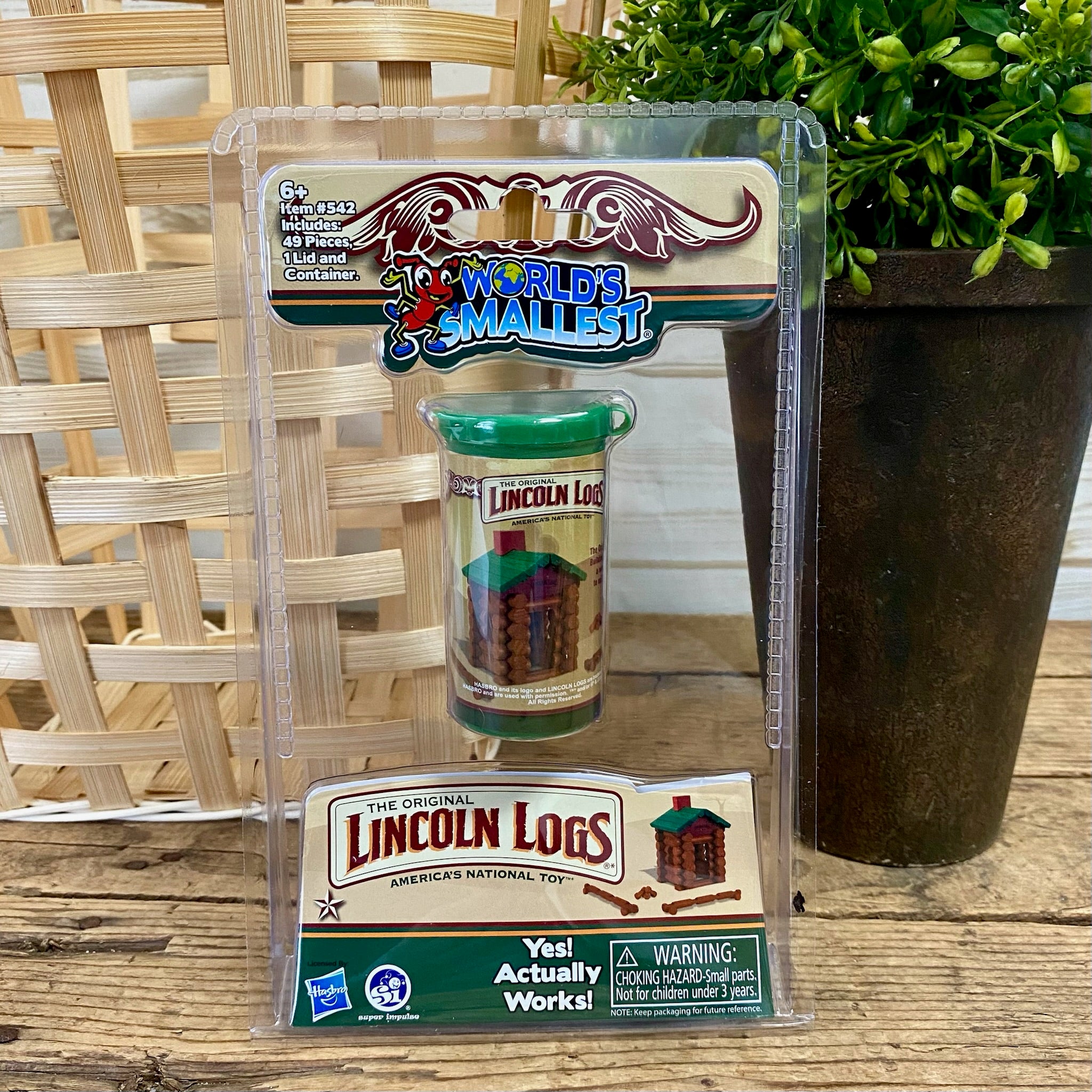 World's Smallest Lincoln Logs – Apothecary Gift Shop