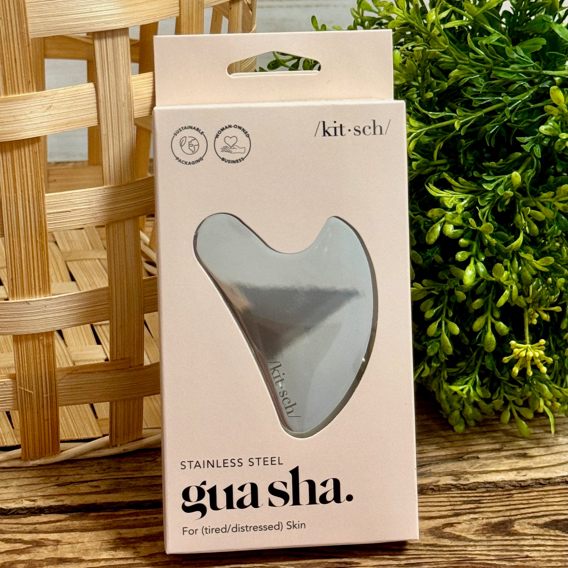 Stainless Steel Gua Sha Tool by Kitsch – Apothecary Gift Shop