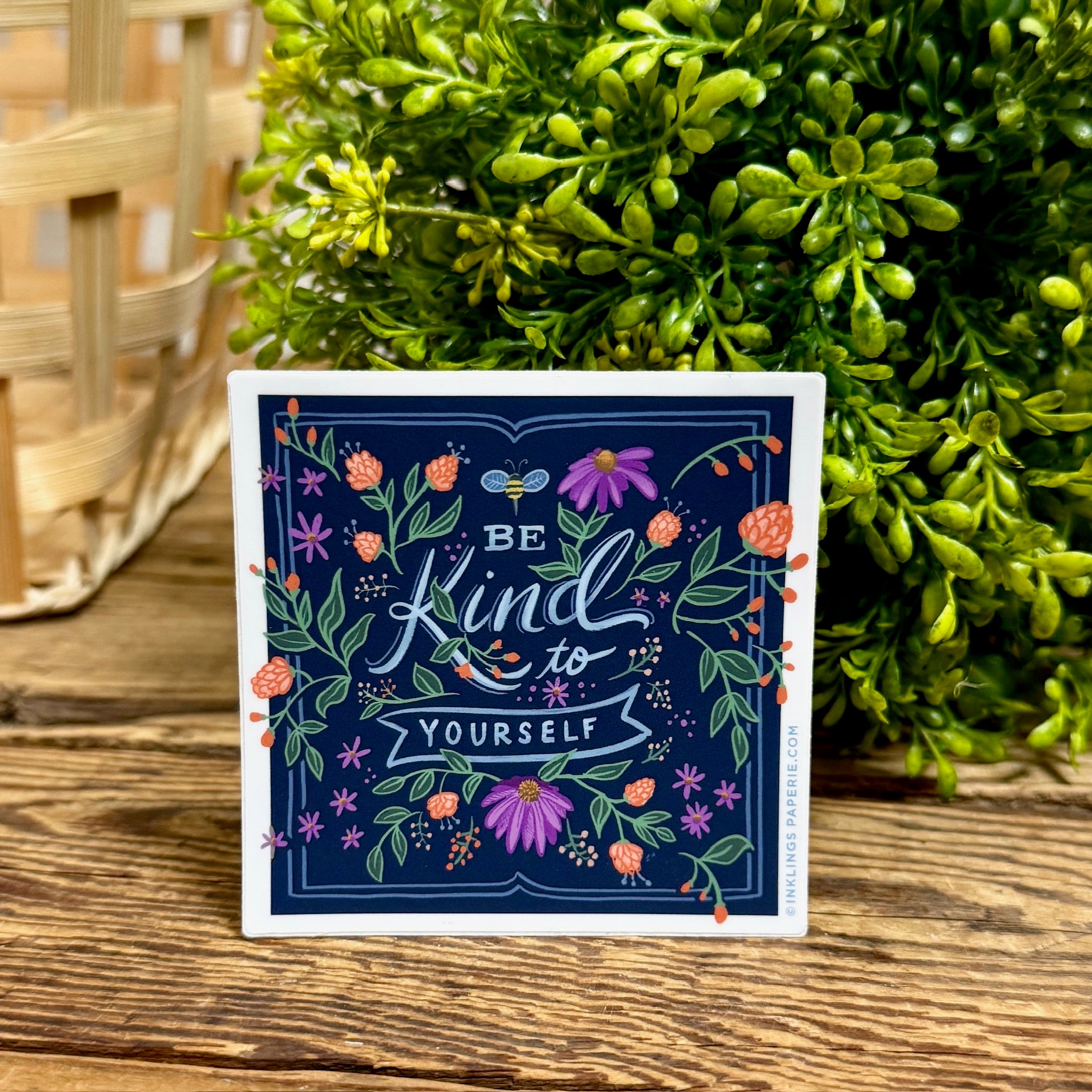 Be Kind to Yourself Sticker – Apothecary Gift Shop