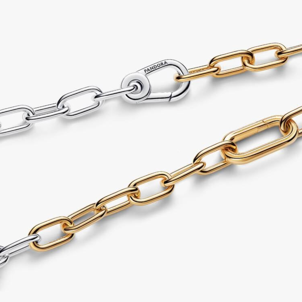 Two Tone Link Chain Pandora Necklace – Apothecary Gift Shop