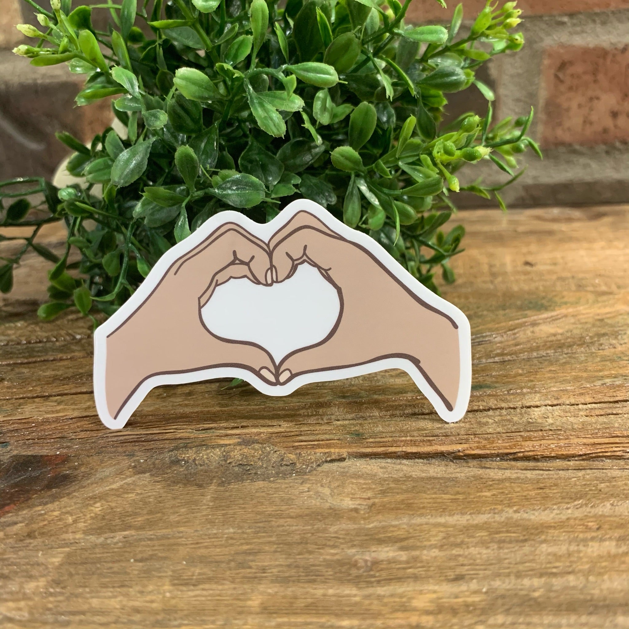 Heart Hands Sticker – Apothecary Gift Shop